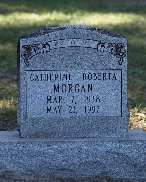 Catherine Roberta Morgan Gravestone, Evergreen Cemetery
